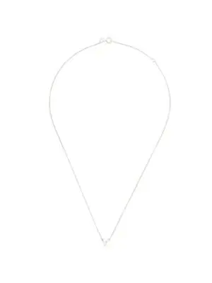 Le Gramme Alphabet Necklace - Silver
