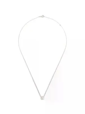Le Gramme Alphabet Necklace - Silver