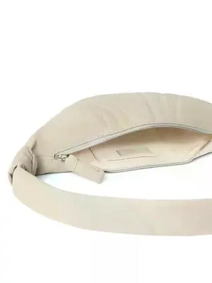 LEMAIRE Small Croissant Bag In Alpaca Nubuck - Neutrals