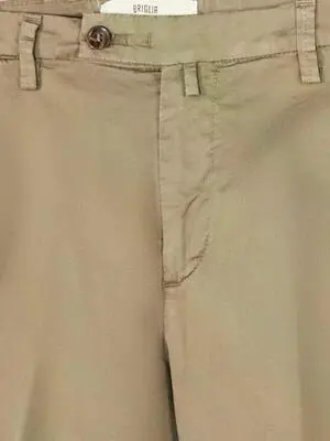 BRIGLIA 1949 Pressed-crease Turn-up Shorts