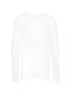 Rick Owens Raw-edge Long-sleeve T-shirt