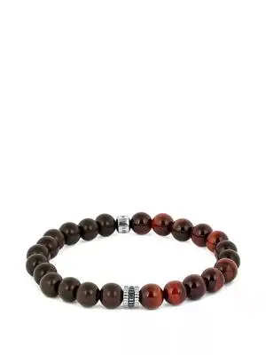 Tateossian Gear Trio Beaded Bracelet - Silver