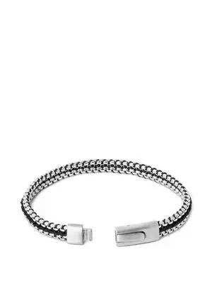 Tateossian Woven-detail Box-chain Bracelet