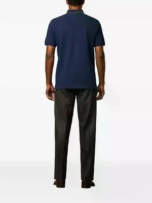 HACKETT Badge-patch Polo Shirt