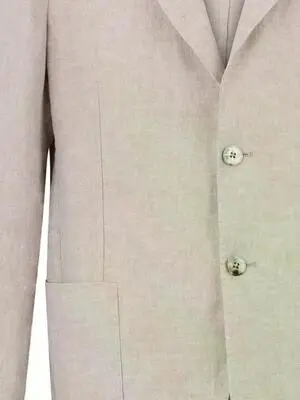 Brooks Brothers Single-breasted Linen Blazer - Neutrals