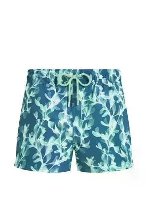 Vilebrequin Seaweed Print Swim Shorts - Blue