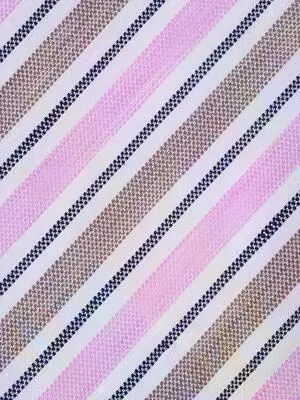 Zegna Diagonal Stripe Textured Neck Tie
