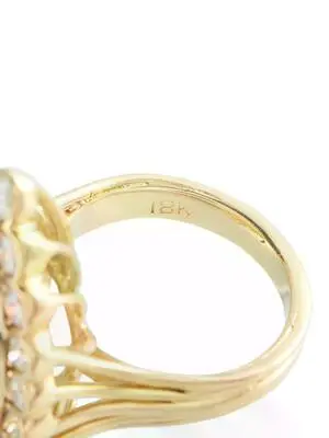 LB EXCLUSIVE Opal And Diamond Ring In 18k Yellow