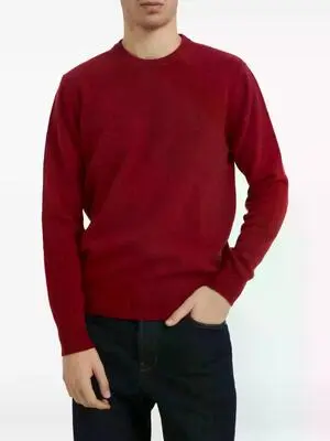 Barbour Embroidered Flecked Crew Neck Sweater