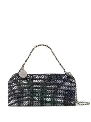 Stella McCartney Crystal-embellished Chain-link Clutch Bag