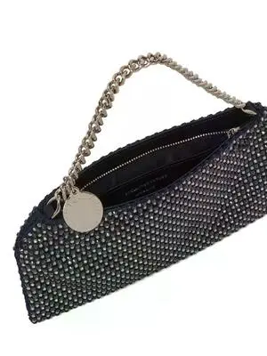 Stella McCartney Crystal-embellished Chain-link Clutch Bag