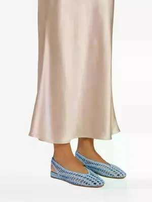 POCHE PARIS Woven Slingback Pumps