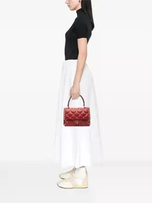 Valentino Garavani Medium Lambskin Candystud Top Handle Satchel