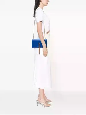 Saint Laurent Medium Smooth Calfskin Monogram Kate Tassel Crossbody Bag