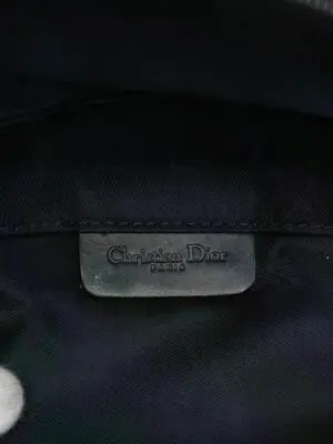 Dior Diorissimo Canvas Saddle Pouch - Blue