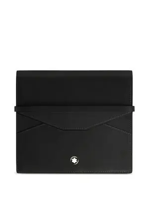 Montblanc Logo-plaque Leather Pen Pouch - Black