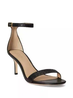 Ralph Lauren Allie Brogue Detail Heeled Sandals