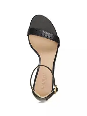 Ralph Lauren Allie Brogue Detail Heeled Sandals