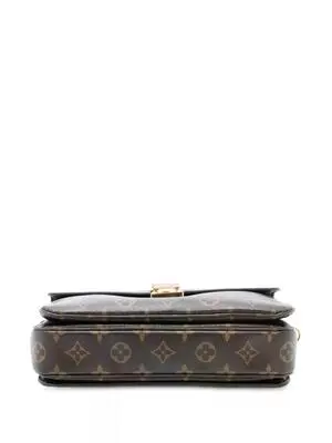 LOUIS VUITTON Monogram Pochette Metis Satchel - Brown
