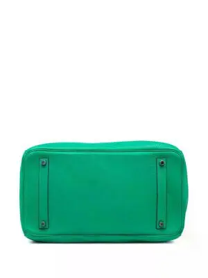 Hermès 2012 Clemence Birkin 35 Handbag - Green
