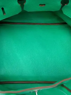 Hermès 2012 Clemence Birkin 35 Handbag - Green