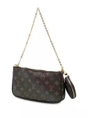 LOUIS VUITTON Monogram Multi Pochette Accessories Satchel - Brown