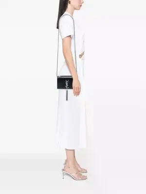 Saint Laurent Small Embossed Kate Tassel Crossbody Bag
