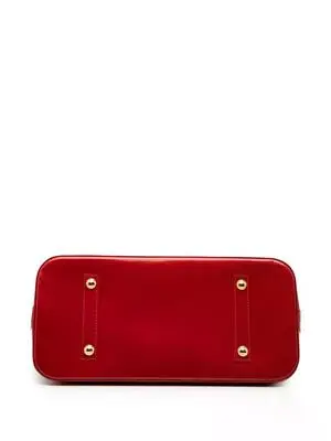 LOUIS VUITTON Monogram Vernis Alma Gm Handbag - Red