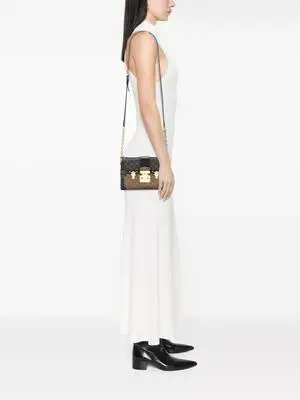LOUIS VUITTON Monogram Reverse Trunk Clutch Crossbody Bag
