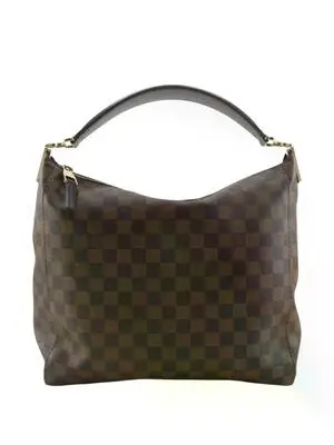 LOUIS VUITTON Damier Ebene Portobello Pm Shoulder Bag - Brown