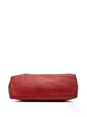 Gucci Leather Bamboo Tassel Satchel - Red