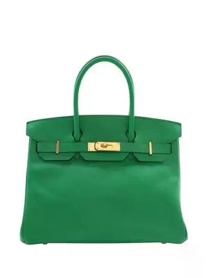 Hermès 30 Cm Birkin Retourne Handbag - Green