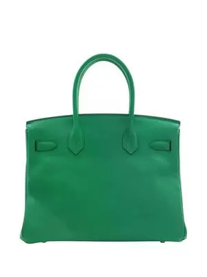 Hermès 30 Cm Birkin Retourne Handbag - Green