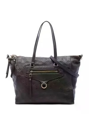 LOUIS VUITTON Monogram Empreinte Lumineuse Pm Tote Bag - Brown