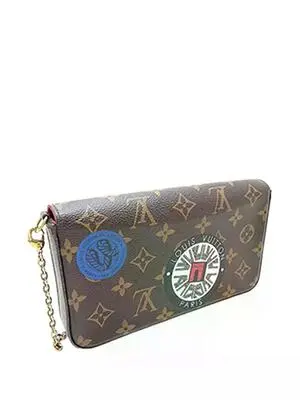 LOUIS VUITTON Monogram World Tour Pochette Felicie - Brown