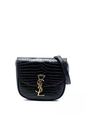 Saint Laurent Kaia Monogram Crossbody Bag - Black