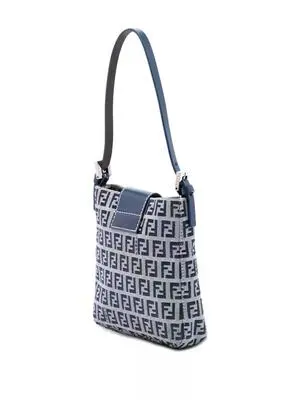 Fendi Zucchino Canvas Shoulder Bag