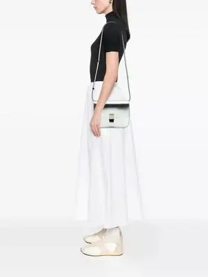Celine 2015 Medium Calfskin Classic Box Crossbody Bag - Silver