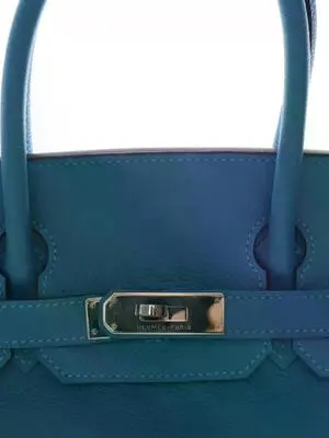 Hermès 30 Birkin Retourne Handbag - Blue