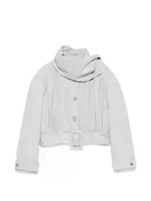 Chloé Buttoned Belted Cropped Jacket