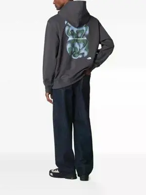 The North Face Logo Print Pouch Pocket Hoodie