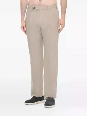 Incotex Pleated Pressed-crease Trousers