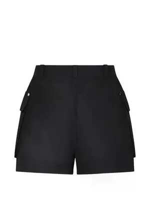Moose Knuckles Cargo Shorts With Logo Plaque