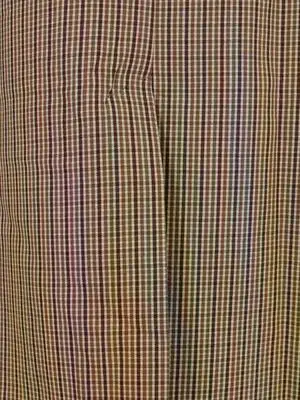 NAMACHEKO Single-breasted Wool Checked Coat