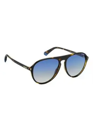 POLAROID Pilot Frame Sunglasses With Gradient Lenses