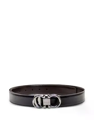 FERRAGAMO Gancini Buckle Belt - Black
