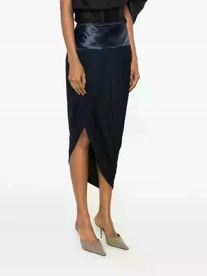 FERRAGAMO Draped Asymmetric Skirt