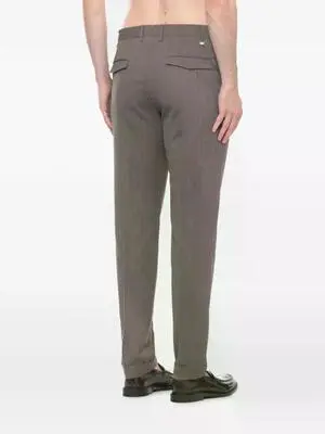 PT TORINO Pressed Crease Turn-up Trousers