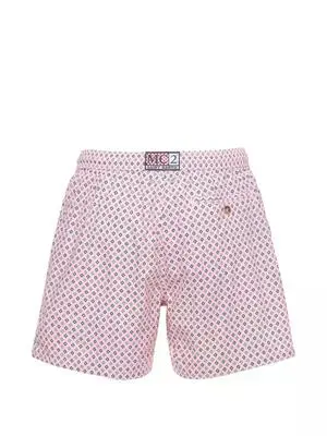 MC2 SAINT BARTH Geometric Print Swim Shorts