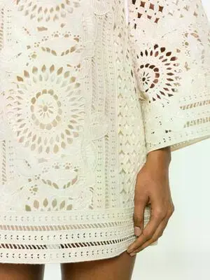 Zimmermann Indra Embroidered Mini Dress